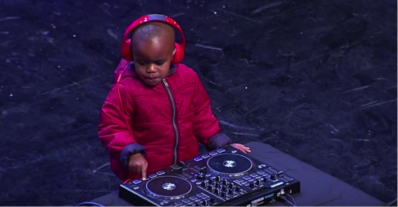 A 3-Year-Old DJ Brings the House Down
