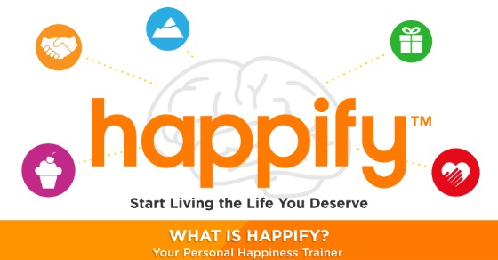 Happify Company Infographic - Start Living the Life You Deserve