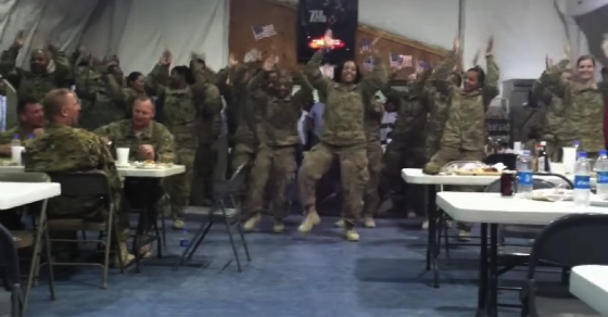 Flash Mobs? Even Soldiers Like to Get In on the Action