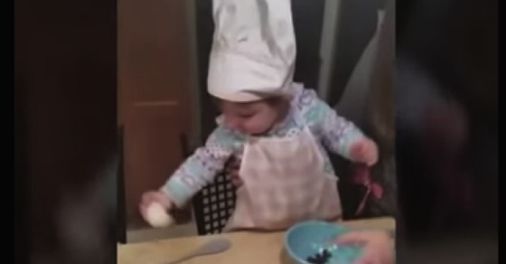 This Toddler Can Crack an Egg Better Than Most of Us
