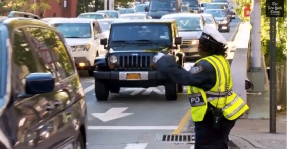 Meet the Traffic Cop Who Can Make Your Day Better with the Swing of a Hip
