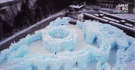 This Real-Life Ice Castle Rekindles a Town’s Sense of Wonder Each Year