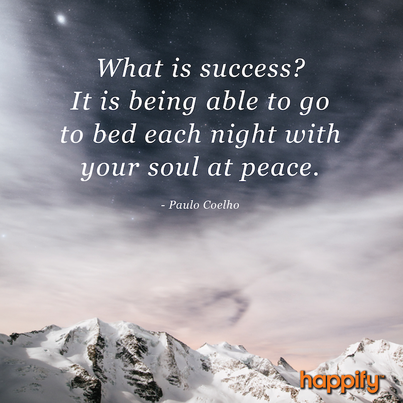 Can You Sleep on Your Success? - Paulo Coelho