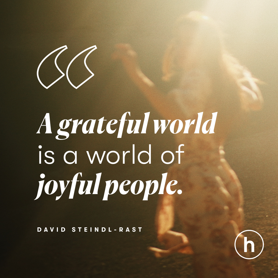 Is Gratitude the Path to Peace? - David Steindl-Rast