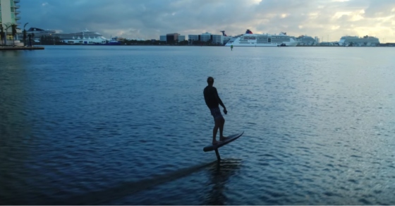 Watch Him Take a Mesmerizing Journey on a Real-Life Hoverboard
