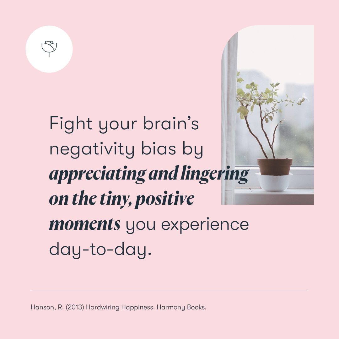 The Best Way to Combat Your Brain’s Negative Bias