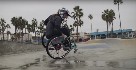 Meet the First Woman to Ever Do a Wheelchair Backflip